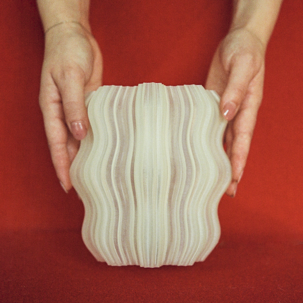 Mini Wavy Lamp | 3D Printed Recycled Plastic Table Lamp