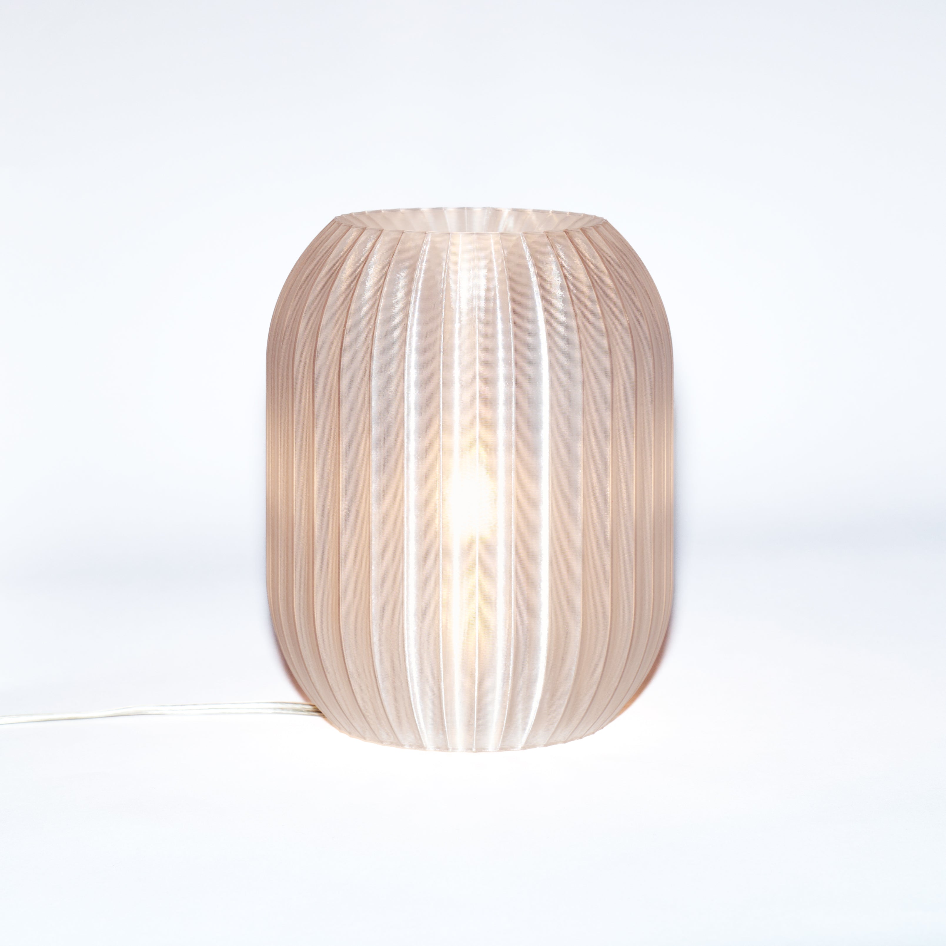 Affordable 3D Printed Recycled Plastic Table Lamp