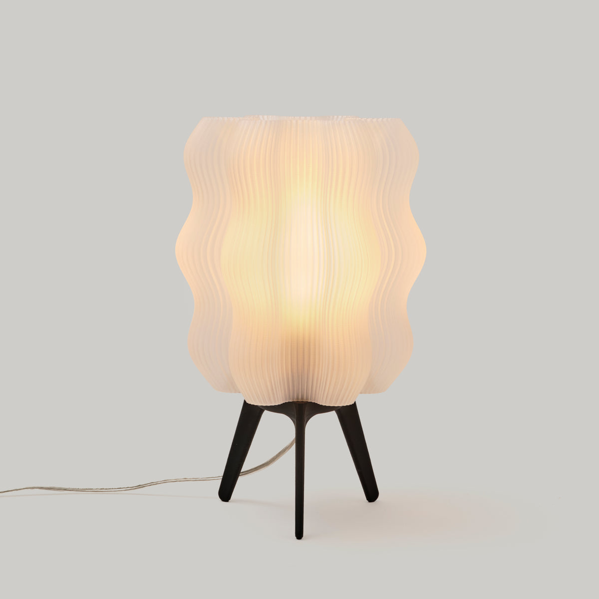 Wooj The Original Wavy Lamp | 3D Printed Designer Mid Century Table Lamp
